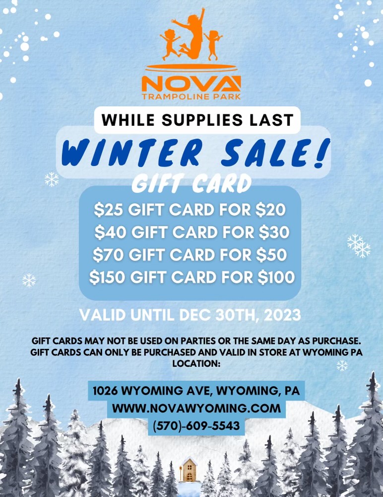 Nova Trampoline Park | Fun for All Ages | Wyoming, Pennsylvania