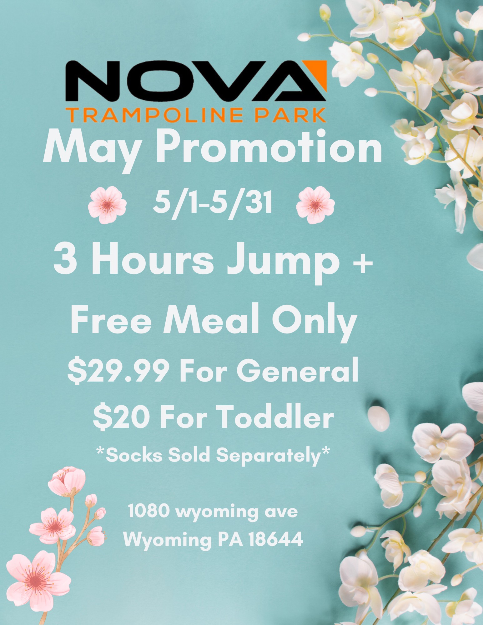 Book a Party at Nova Trampoline Park | Family Fun | Wyoming, PA