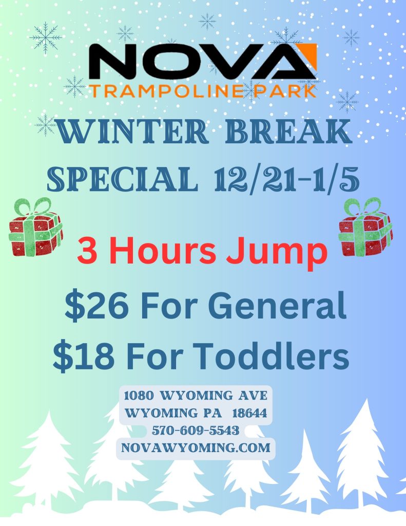 Nova Trampoline Park | Fun for All Ages | Wyoming, Pennsylvania